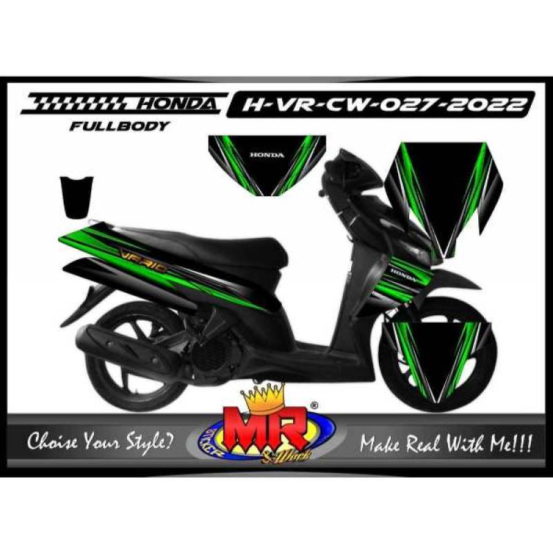 Promo Decal FullBody Motor Honda Vario CW Stiker Premium Grafis Racing ...