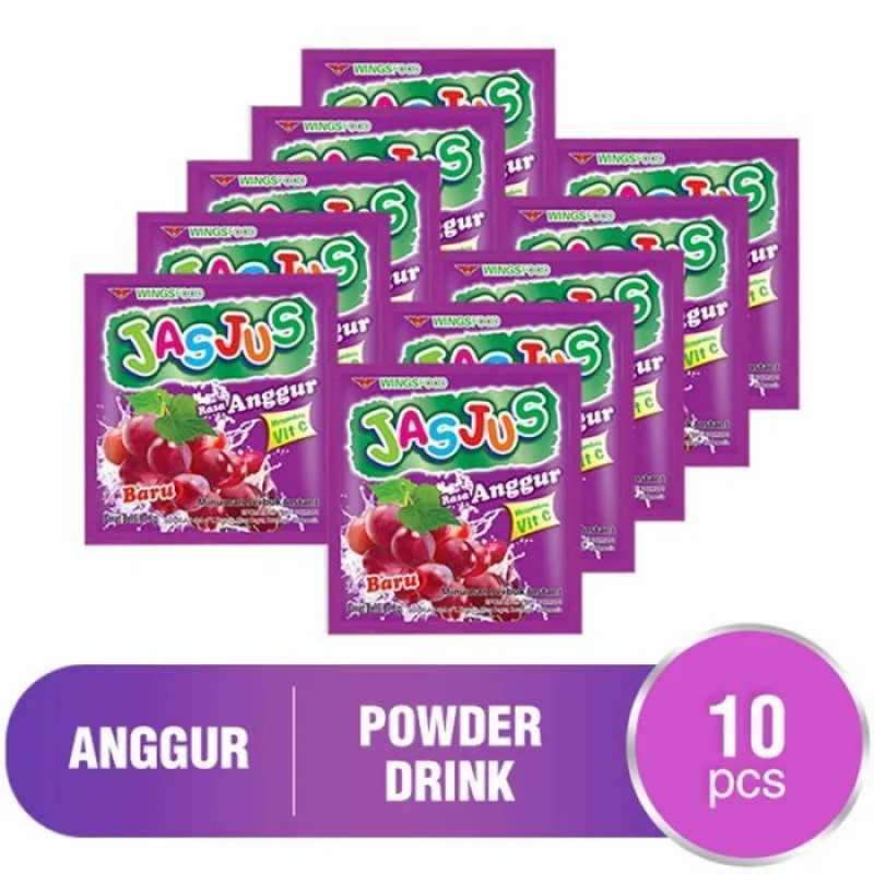 Promo Jasjus Rasa Anggur Minuman Serbuk Instan Semua Suka [ 1 Renceng ...