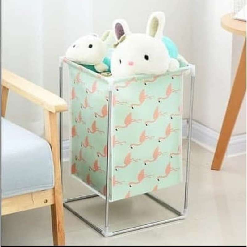 Jual Laundry Bag Kain Tempat Simpan Baju Kotor Keranjang Pakaian ...