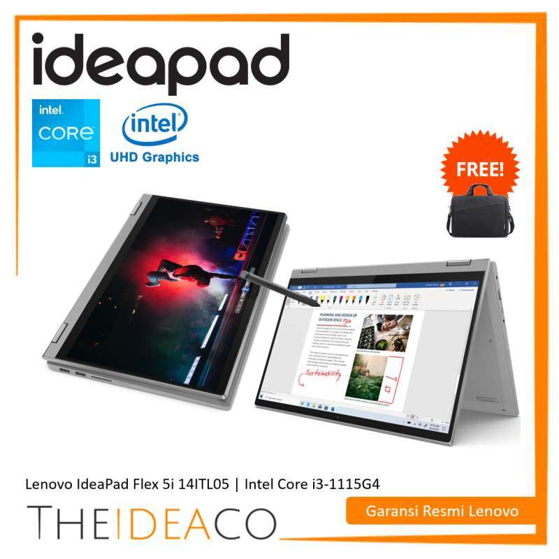 Jual Lenovo Ideapad Flex 5i 82hs00v9id I3-1115g4 8gb 512gb Ssd Touch ...