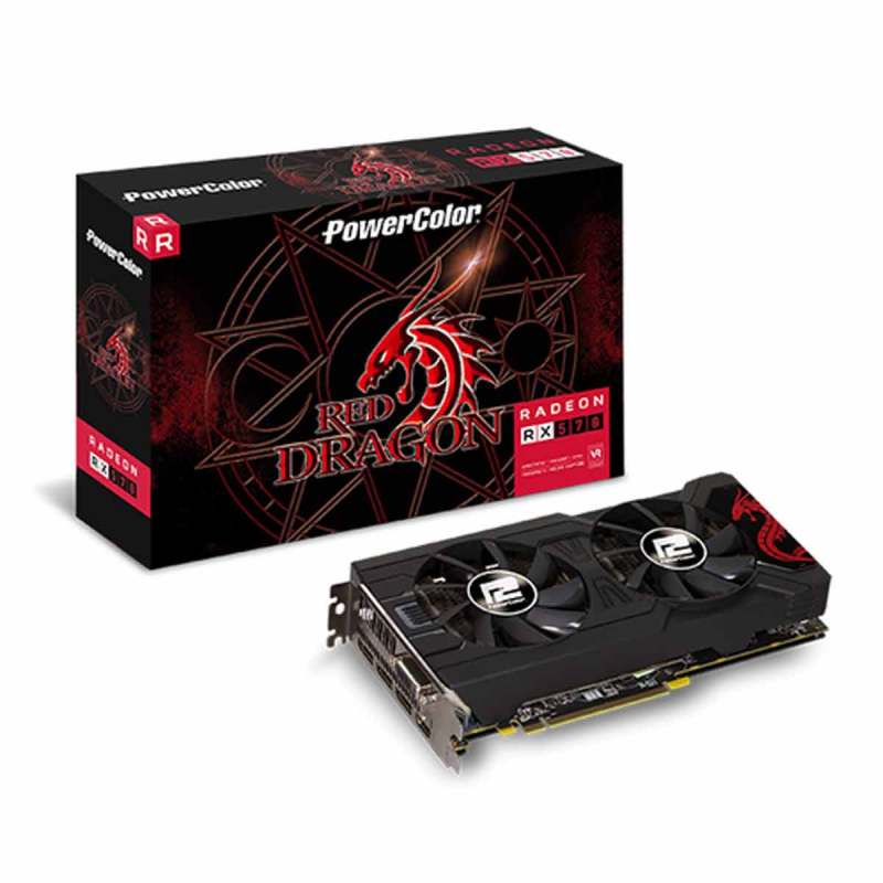 Jual Power Color RX 570 VGA ATI Radeon Power - Red Dragon [8GB/ DDR5 ...