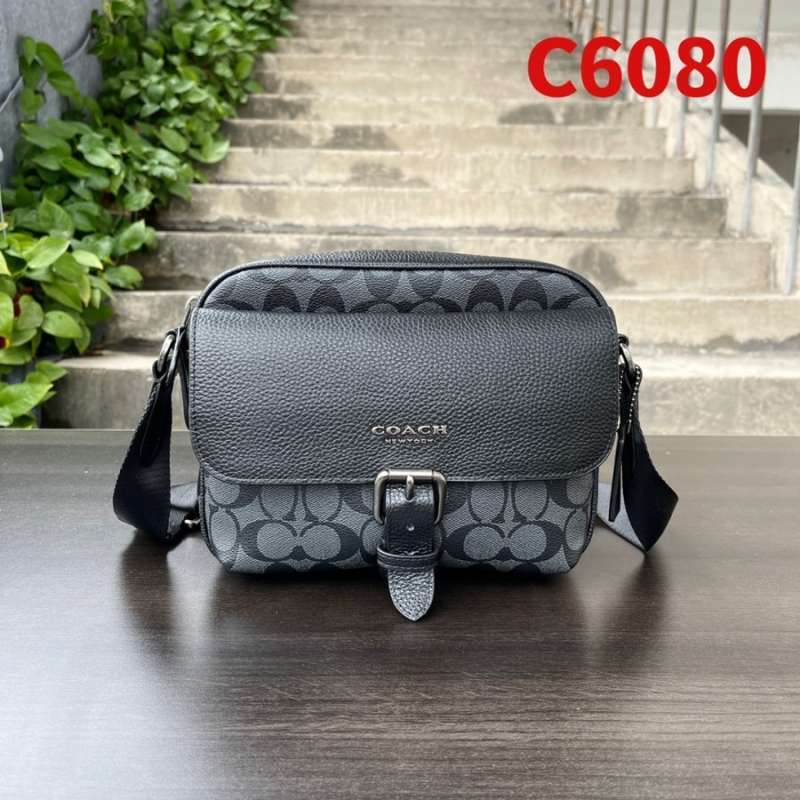 Promo Tas Selempang Pria Tas Coach C6080 Hudson Crossbody Blocked ...