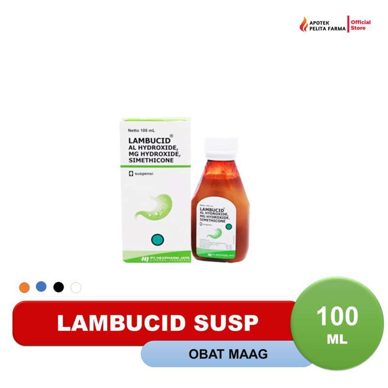 Promo LAMBUCID SUSP 100 ML Diskon 2% di Seller Apotek Pelita Farma ...