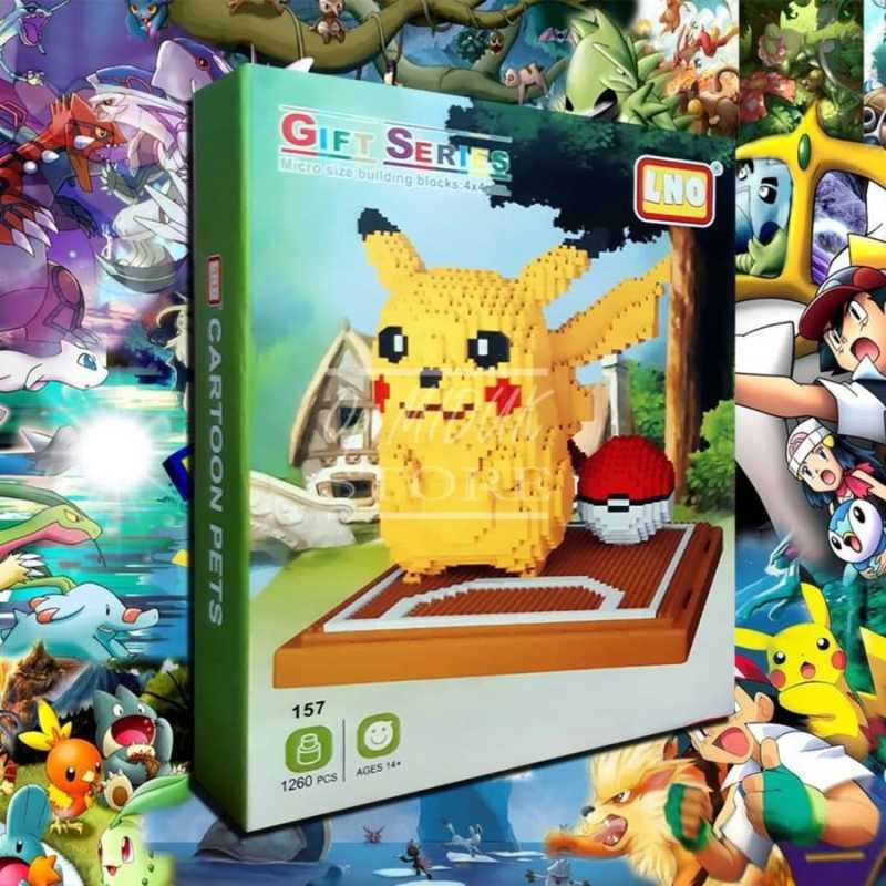 Jual LEGO NANO BLOCK POKEMON PIKACHU LNO UKURAN BESAR di Seller Fun ...