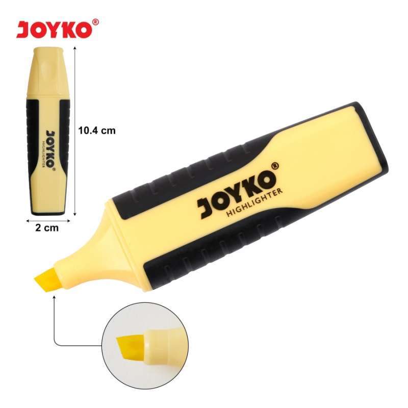 Jual Joyko Highlighter Textliner Penanda Pastel Color - Light Orange Hl ...
