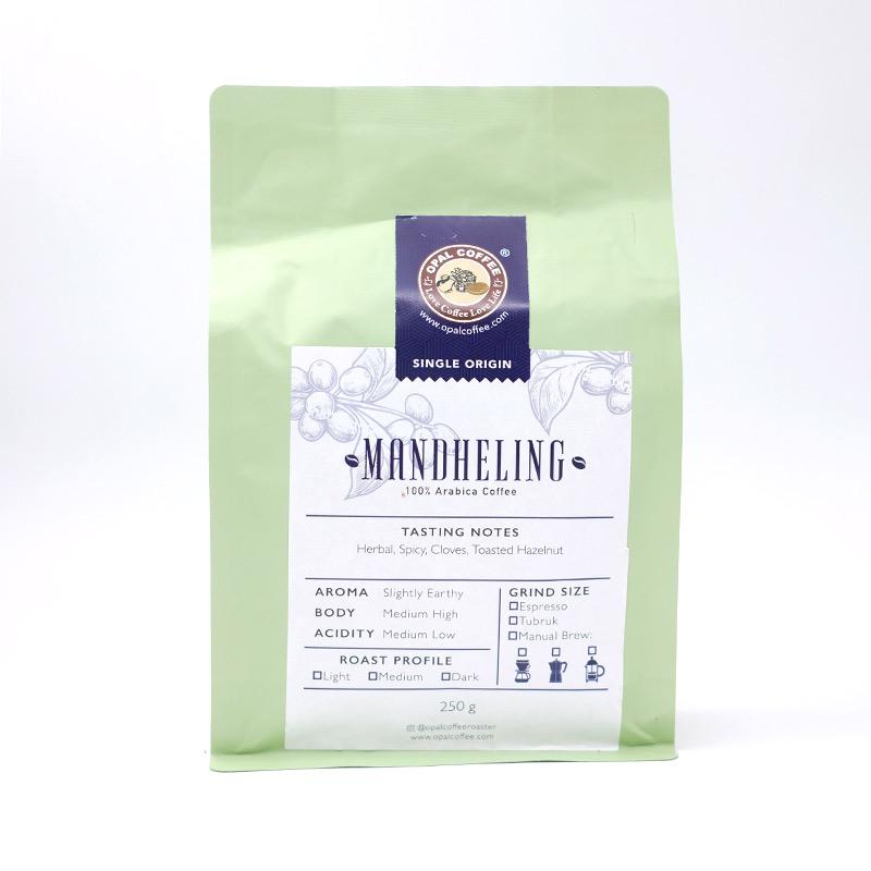 Jual Opal Coffee Mandheling Arabica Roasted Beans Biji Kopi [250 g] di ...