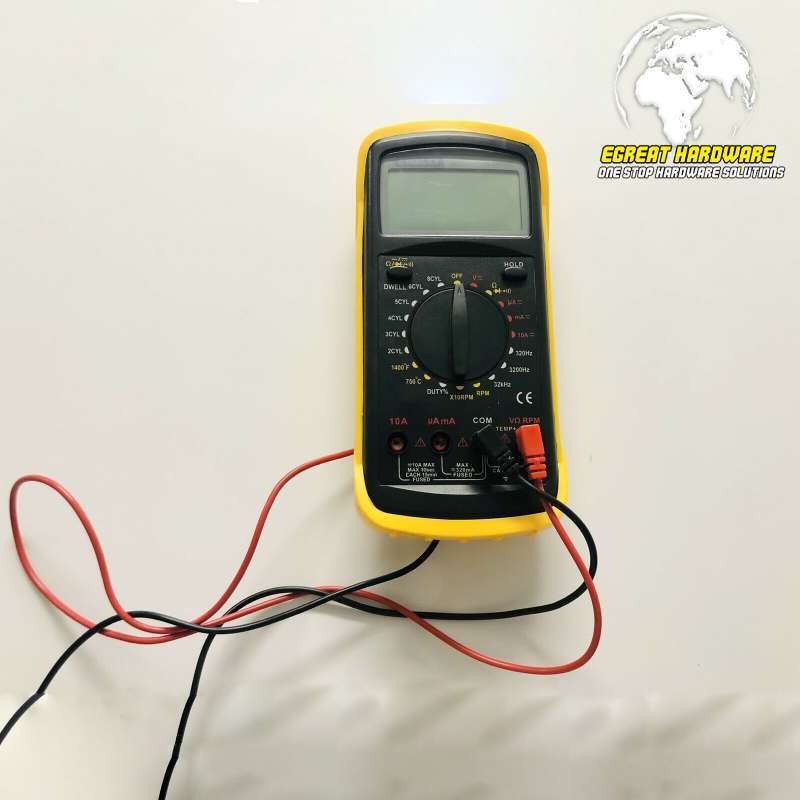 Jual Digital Multimeter Stanley 79034 Pengukur Tegangan Listrik Di ...