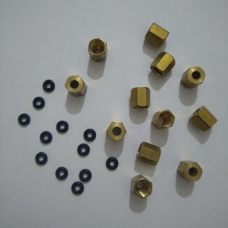 Jual SCREW KUNINGAN DAN O RING UNTUK DAMPER . INK TUBE 3X2 MM di Seller ...
