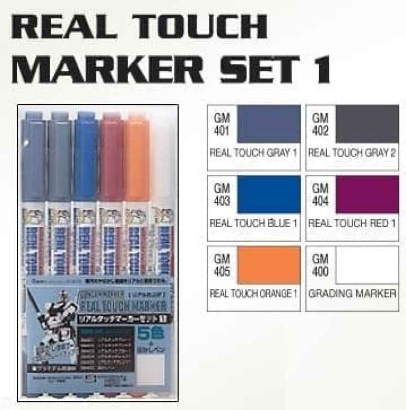 Jual Mr. Hobby GMS 112 Gundam Real Touch Marker Set 1 Perlengkapan ...