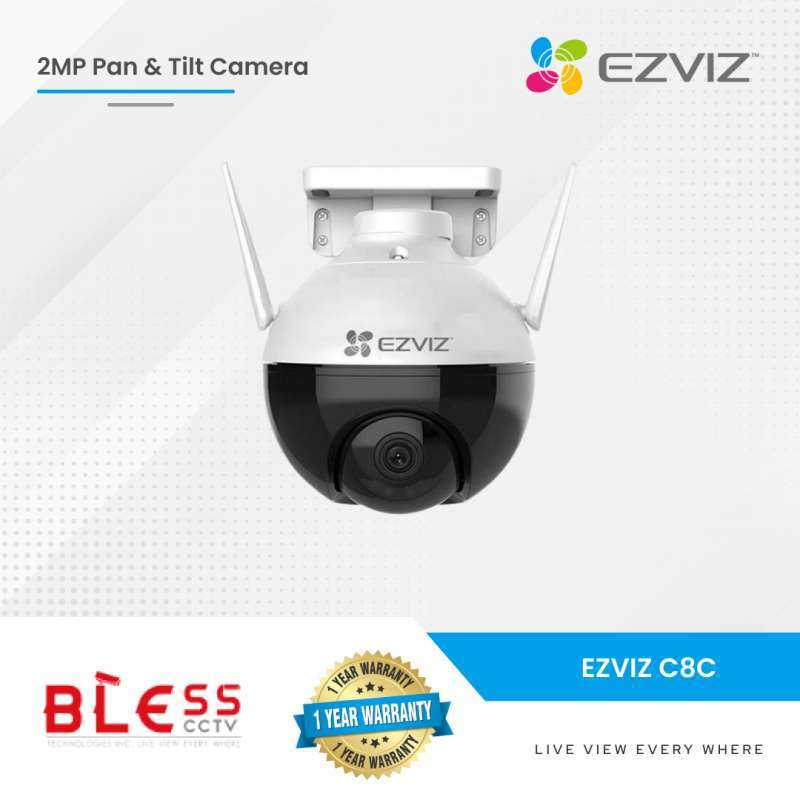 Jual EZVIZ C8C 2MP FHD Outdoor Smart Pan & Tilt IP Camera di Seller ...
