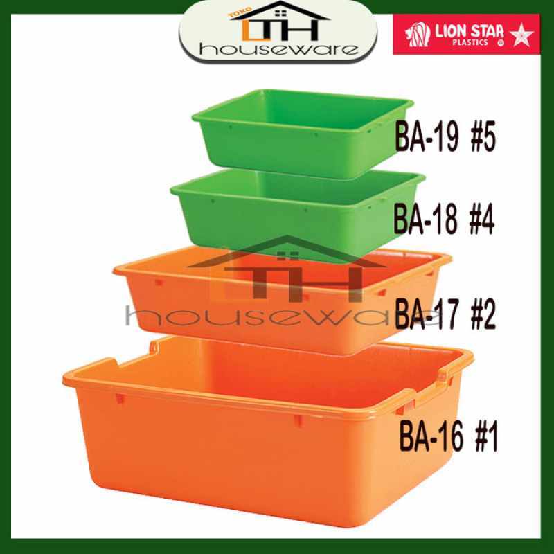 Promo Baru Baskom Segi- Square Basin No. 1 Lion Star - Merah Limited ...