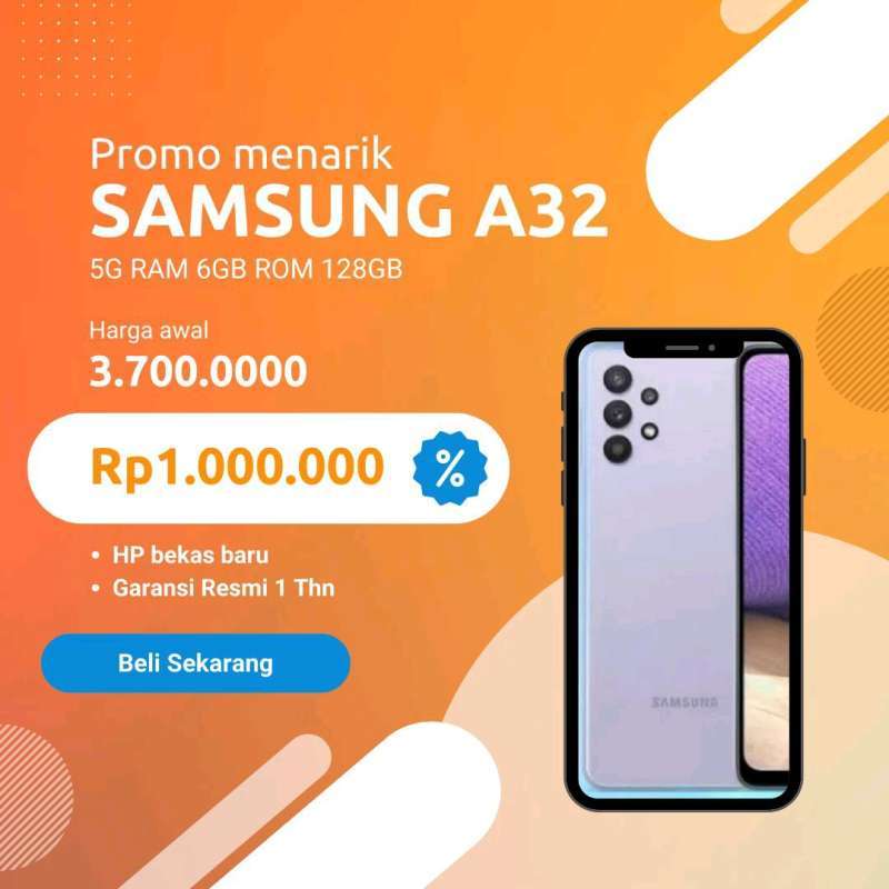 Jual SAMSUNG A32 4G RAM 6GB ROM 128GB di Seller AquascapesCal'dins ...