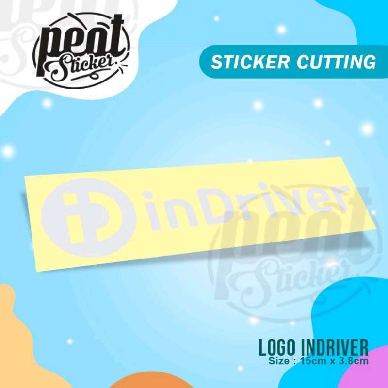 Jual Peot Sticker inDriver LOGO Cutting di Seller peotSticker - Kota ...