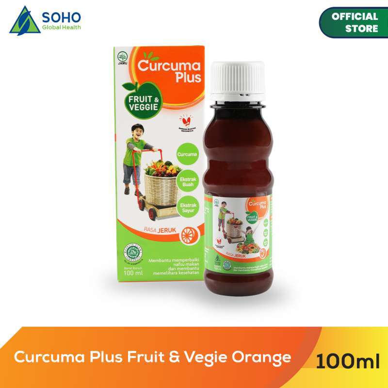 Jual Curcuma Plus Fruit & Vegie Orange 100ml di Seller Noroid Official ...