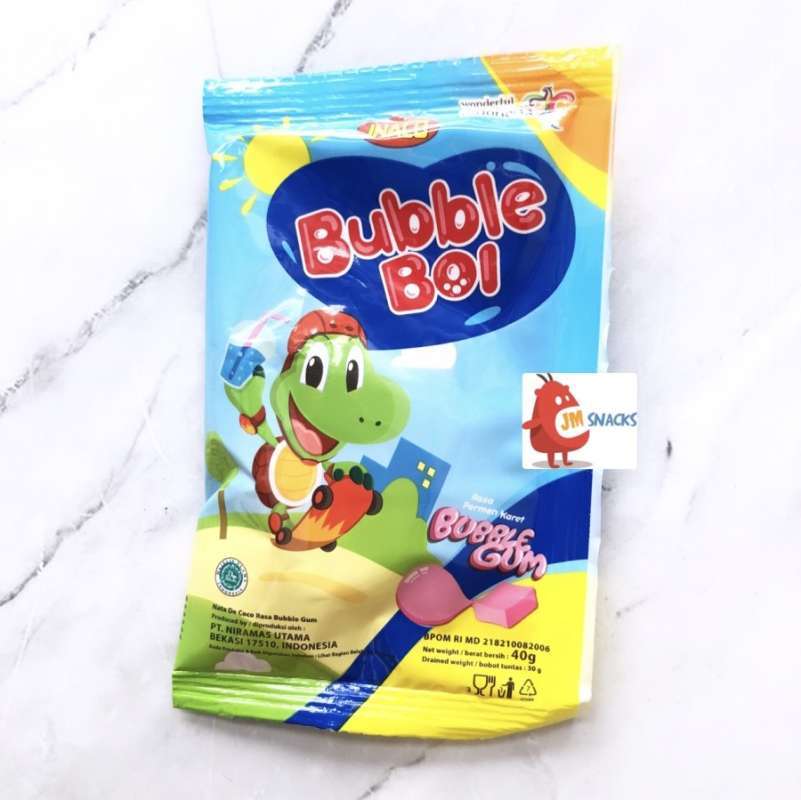 Jual Inaco Bubble Boi Jelly Rasa BUBBLEGUM [40 gr] di Seller JMSNACKS ...