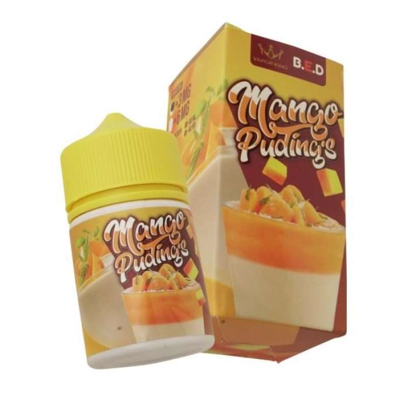 Jual Vaporking Mango Pudding's 60ml By Vk X Bed - Liquid Mango Puddings ...