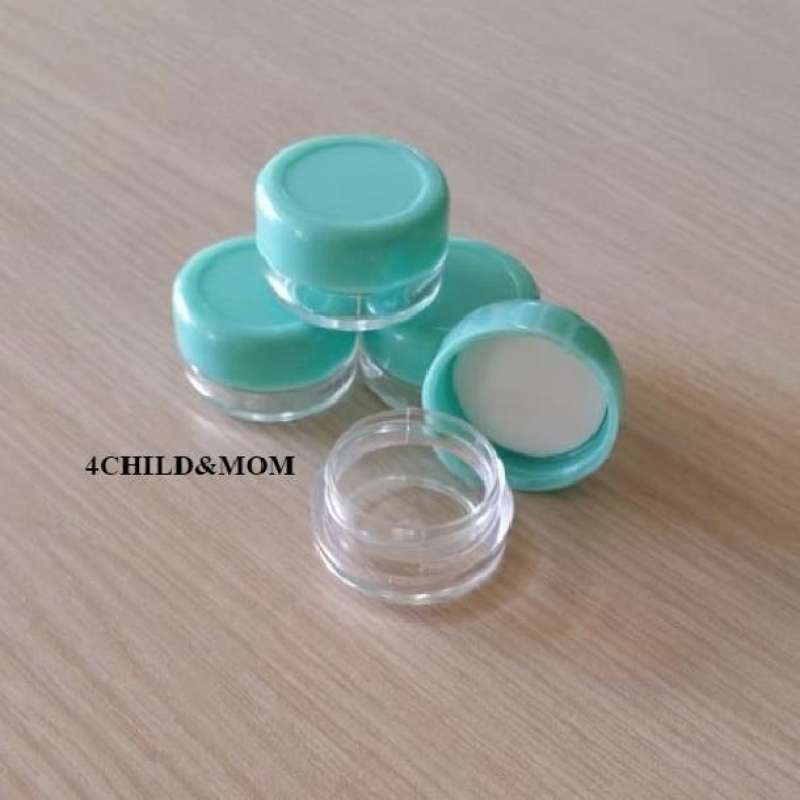 Jual Pot Jar 5 Gram Pot Cream 5 Gram Bening Hijau di Seller 4Child&Mom ...