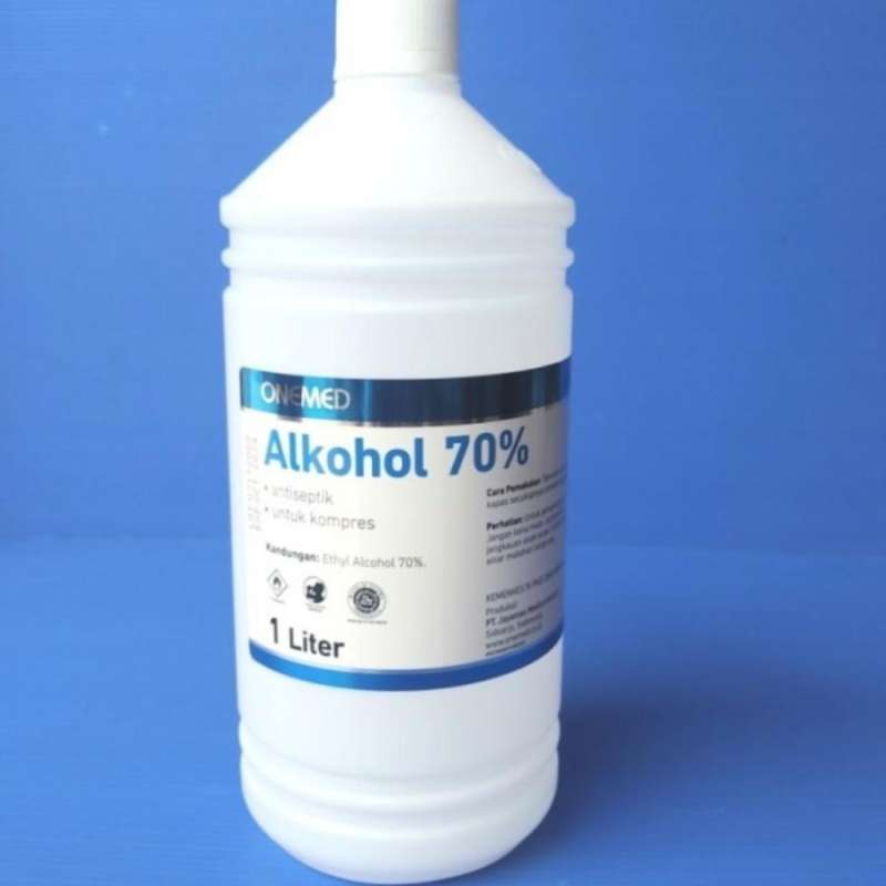 Jual Alkohol 70% 300ml dan 1 liter | 1000ml alcohol Steril di Seller TK ...