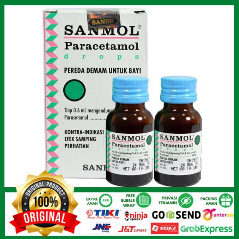 Jual SANMOL DROPS 15 ML - PENURUN PANAS ANAK di Seller Jala Rizki ...