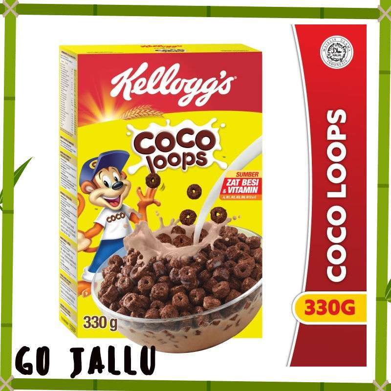 Jual Kelloggs Coco Loops Sereal 330g di Seller Go Jallu - | Blibli