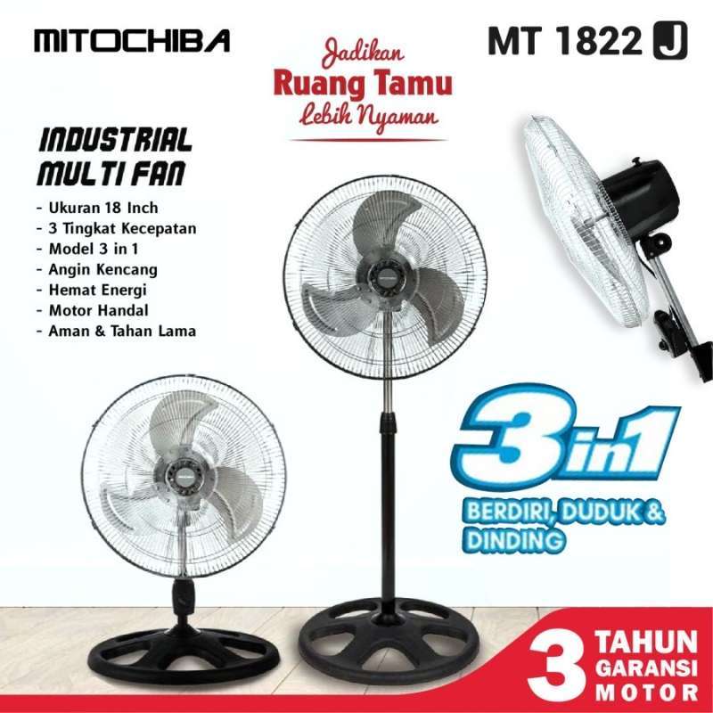 Jual MITOCHIBA Kipas Angin Besi Tornado 18 Inchi 3 In 1 MITO 1822 J di Seller Hendriasari Shop ...