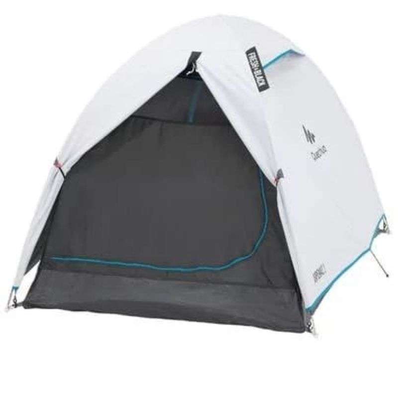 Jual Tenda Camping outdoor 2 orang Arpenaz 2 Fresh and Black di Seller ...