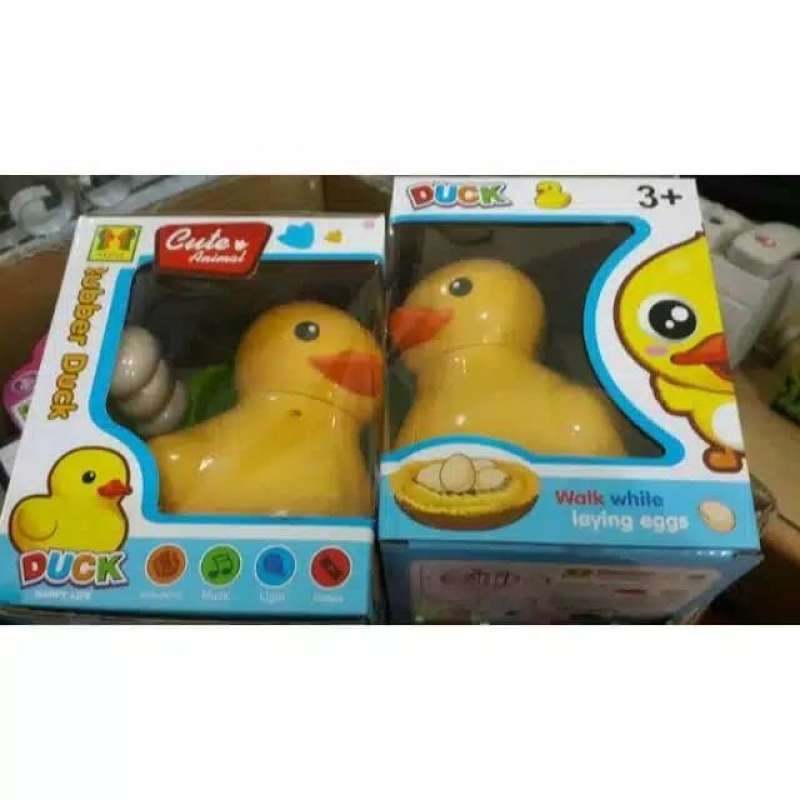 Promo MAINAN BEBEK BERTELUR ADA LAMPU DAN MUSIC Diskon 5% di Seller ...
