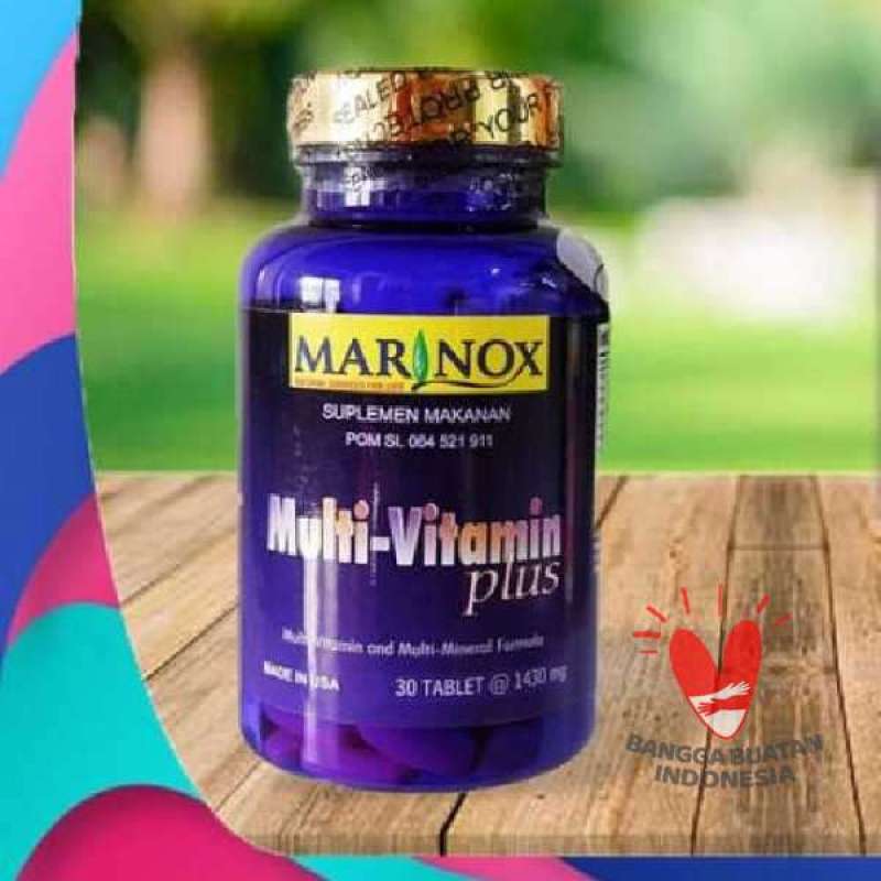 Jual Premium Marinox Multivitamins Plus Isi 30 Tablet / Marinox Vitamin ...