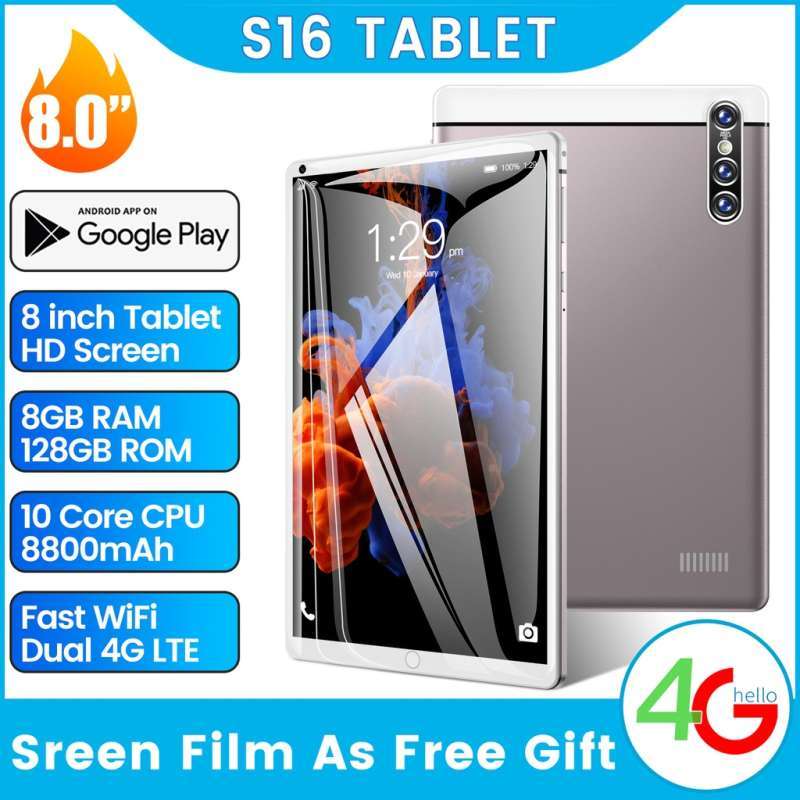 Jual 【2021 Tablet Asli Baru】8GB + 128GB Jaringan Sepuluh-inti 5G Baru ...