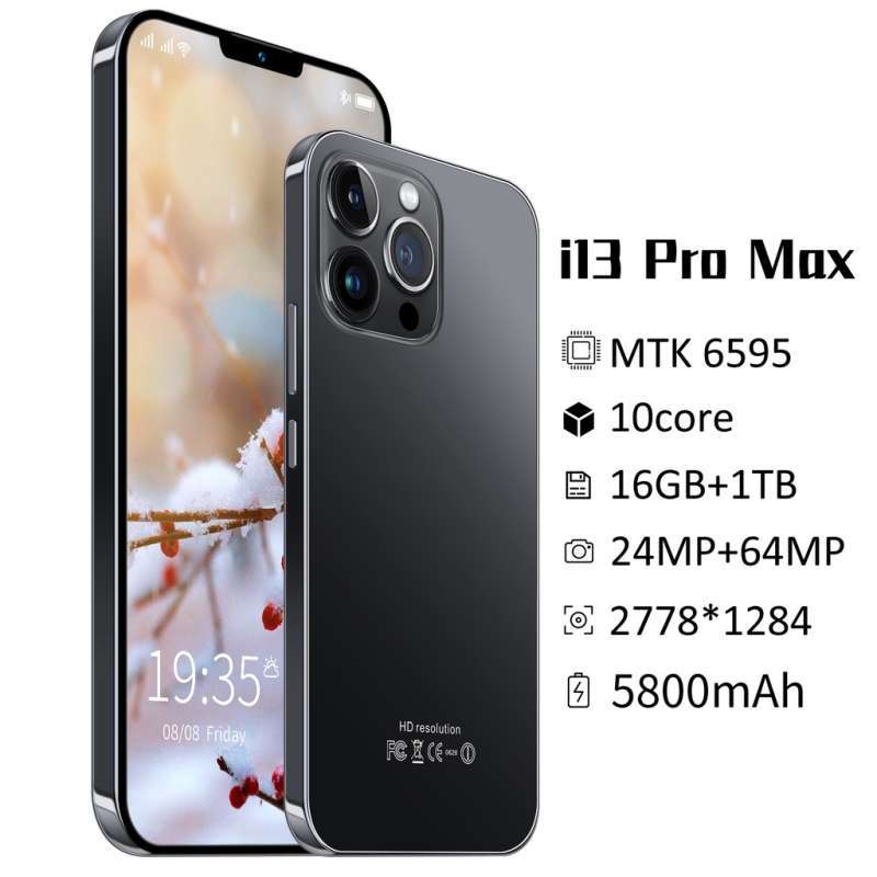 Jual 【promo Ter 2022】ponsel Pintar Baru I13 Pro Max 7,5 Inci Hd Kamera ...