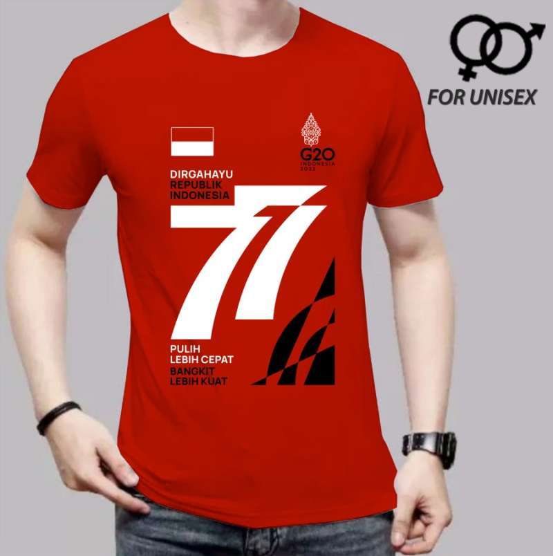 Jual Kaos hut kemerdekaan ri ke 77 baju dirgahayu indonesia 2022 17an di Seller leya-cloth ...