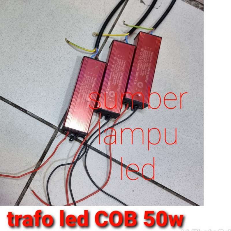 Jual trafo driver sorot tembak COB 50w 50 watt 50watt ballast jalan pju ...