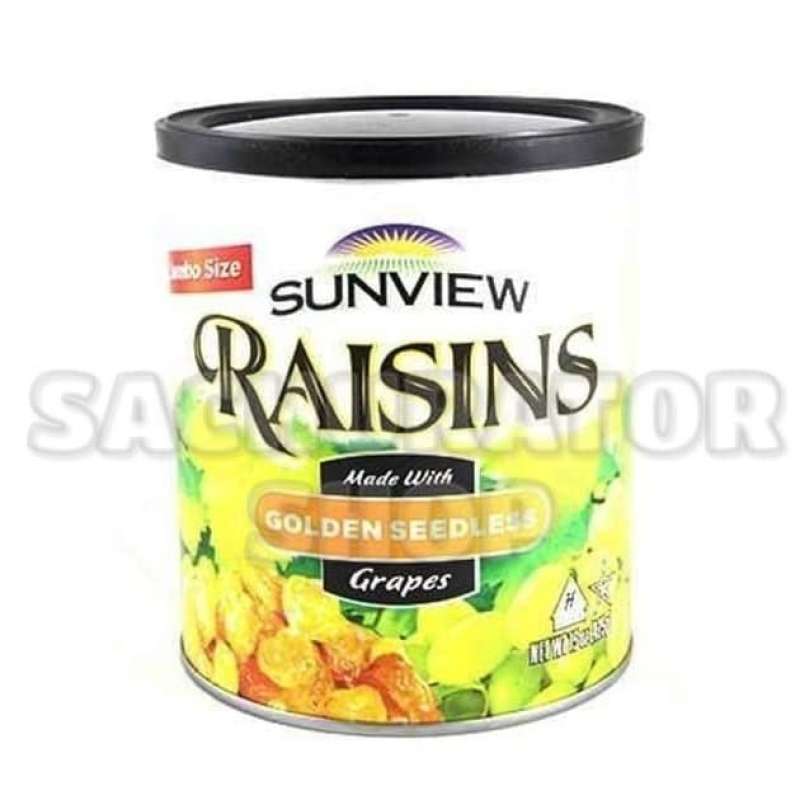 Jual Buah Kismis Sunview Sun View Raisin Raisins Golden Seedless Grapes ...