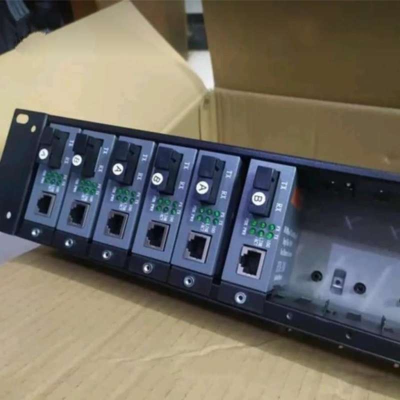 Jual Rack Rak Media Converter Fiber Optic Cocok untuk HTB Netlink Zimm ...