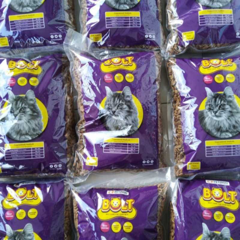 Jual BOLT CAT Bolt Makanan Kucing 1kg Cat food di Seller Buncit Pet ...