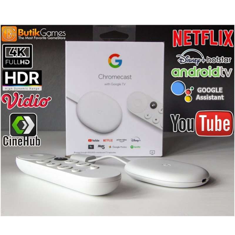 Jual GOOGLE CHROMECAST CHROME CAST WITH GOOGLE TV di Seller Anything ...