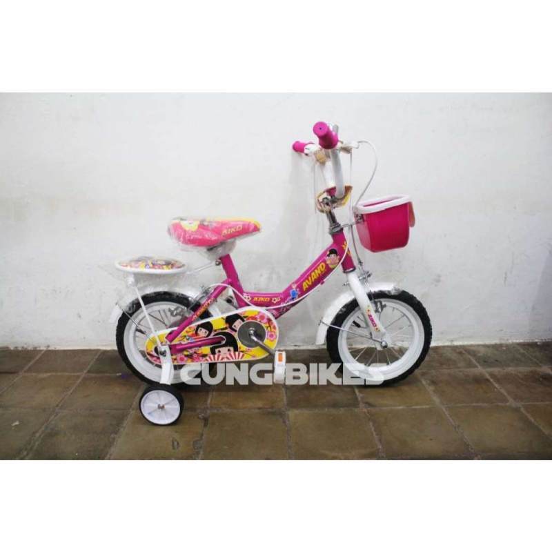 Jual Sepeda mini Avand Aiko by United ukuran 12 warna Pink untuk anak ...