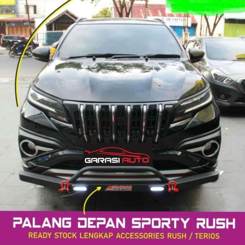 Jual Tanduk Depan Mobilio Brv Bumper Guard Towing Bar Rhino Besi No Arb ...