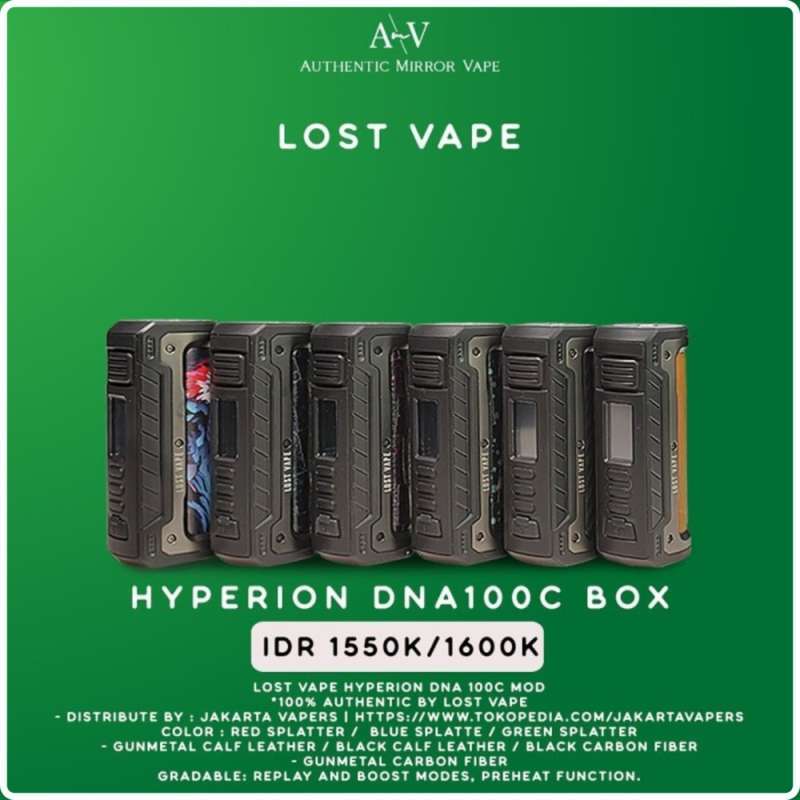 Jual Lost Vape Hyperion Dna 100C Eagle Edition Box Mod 100% Authentic ...