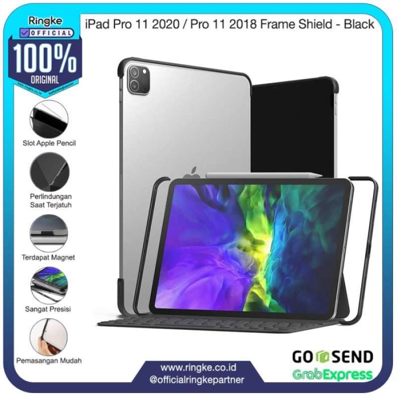 Jual Ringke iPad Pro 11 Frame Shield Hardcase Anti Crack Armor Black di ...