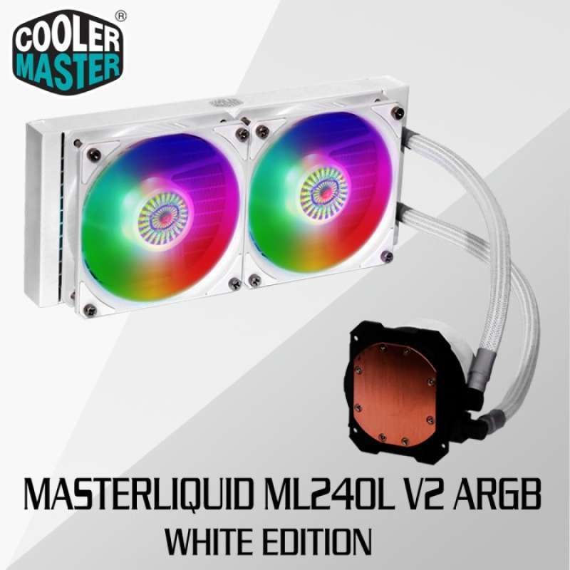Promo Cooler Master Masterliquid Ml240L V2 Argb White Edition Diskon 11 ...