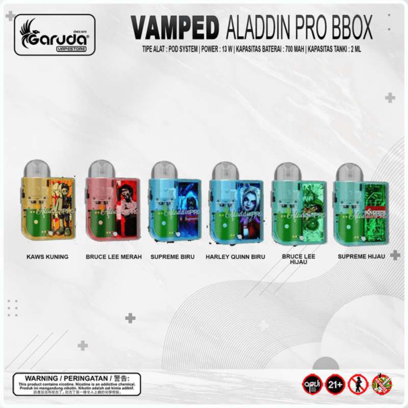 Jual Aladdin Pro Bbox Pod By Vamped 100% Authentic Kode 349 di Seller ...