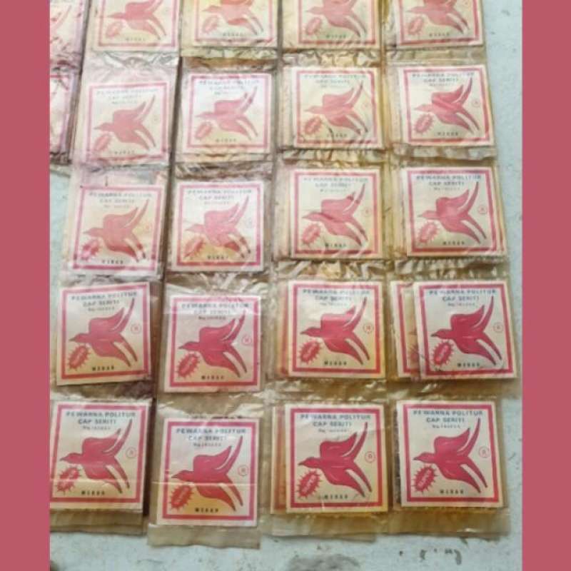 Jual Pewarna Politur Plitur Pelitur Warna Merah Harga Per Sachet Di ...