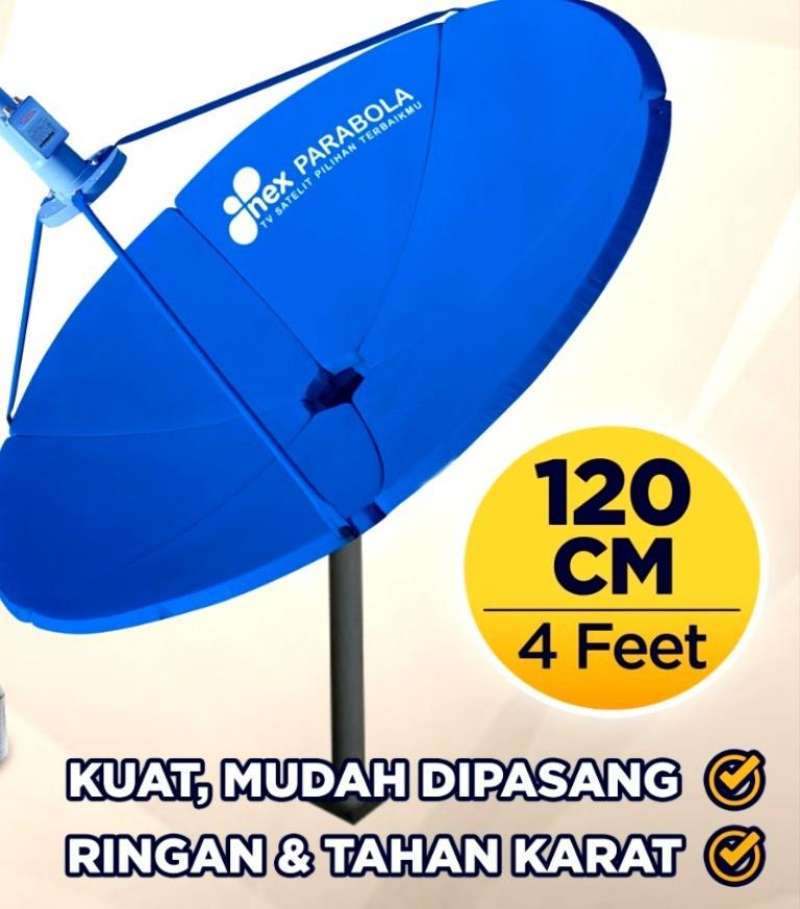 Jual Parabola Dish Solid Diameter 120cm Merk NexParabola Biru di Seller ...