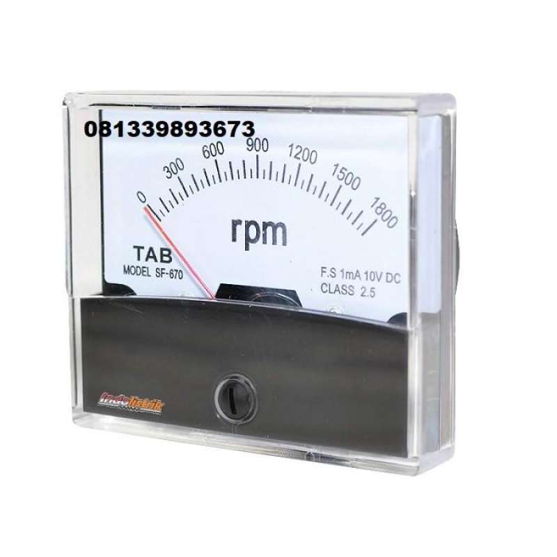 Jual RPM Meter Analog Merk TAB Ukuran 0-1800 di Seller KaryaNusatama ...