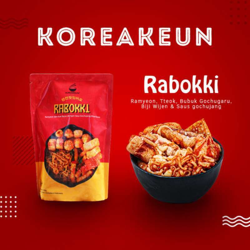 Jual Koreakeun Rabokki Rapoki Ramen Topoki Instan Halal Ter-worth It Di ...
