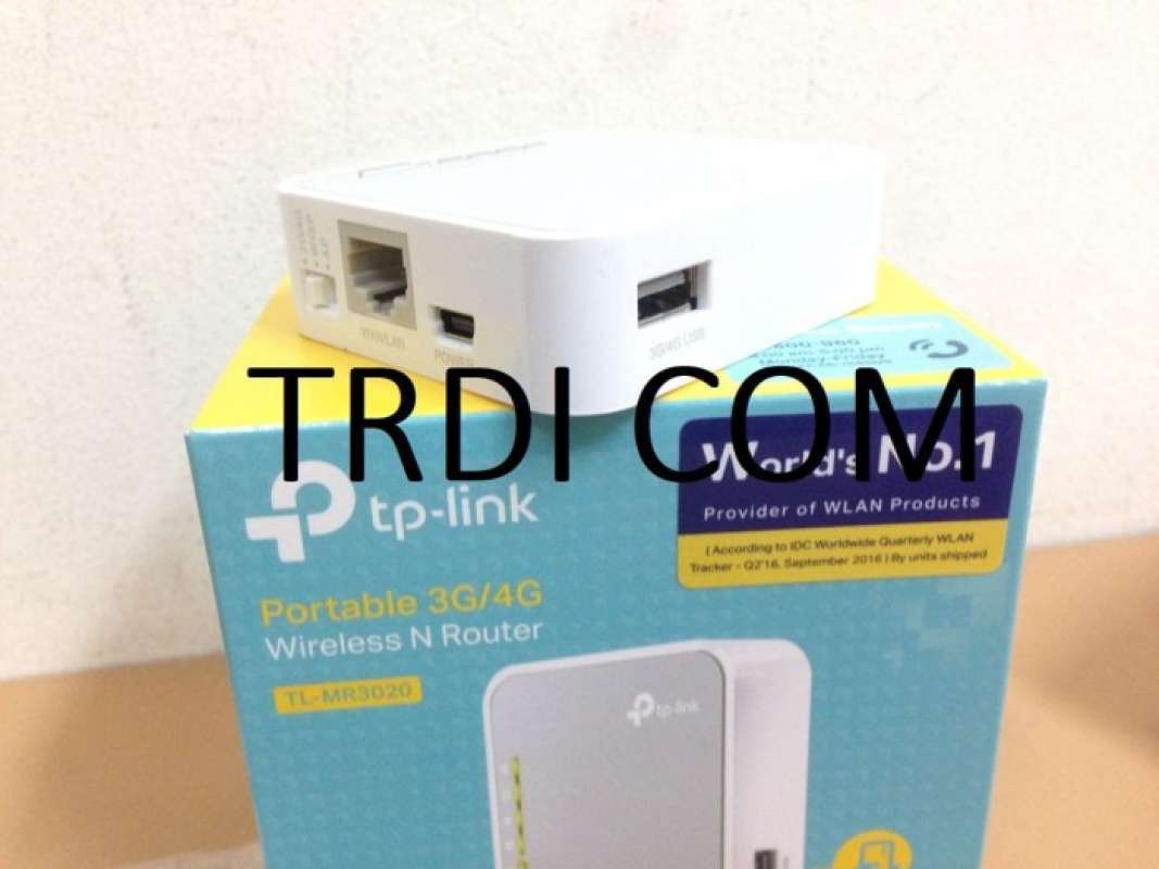 Promo Router Modem 4G 3G Wifi Wireless Tp-Link Tl-Mr3020 Portable 3G/4G ...