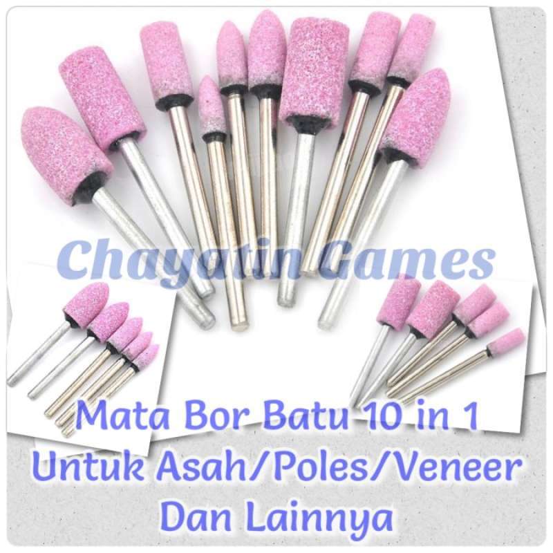 Promo Mata Bor Mini Batu 10 In 1 Cocok Untuk Veneer Poles Asah Ukuran ...