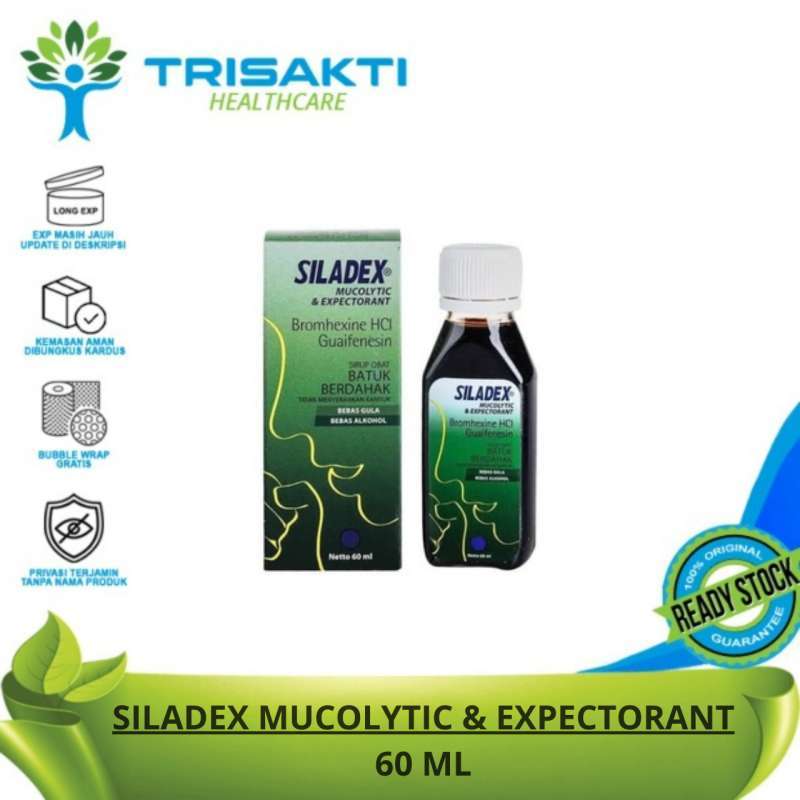 Jual Siladex Mucolytic dan Expectorant 60 ml Sirup Pereda Batuk ...