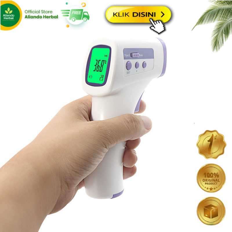Promo Thermogun Thermometer Termometer Tembak Infrared Non Contact ...